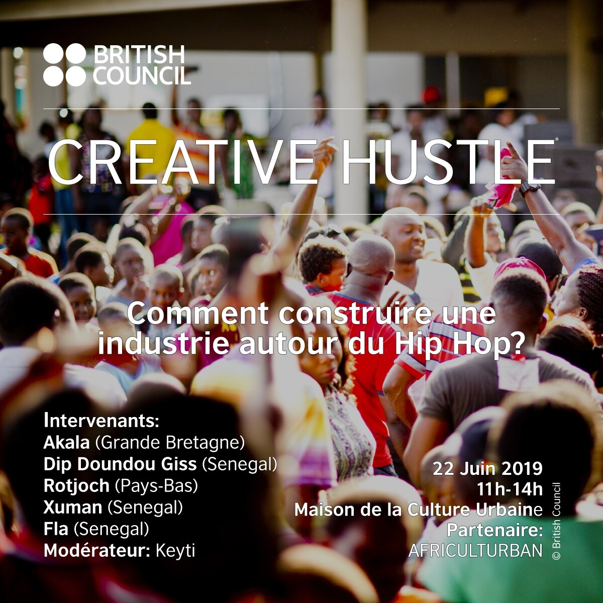 Nos Creative Hustle à venir | British Council